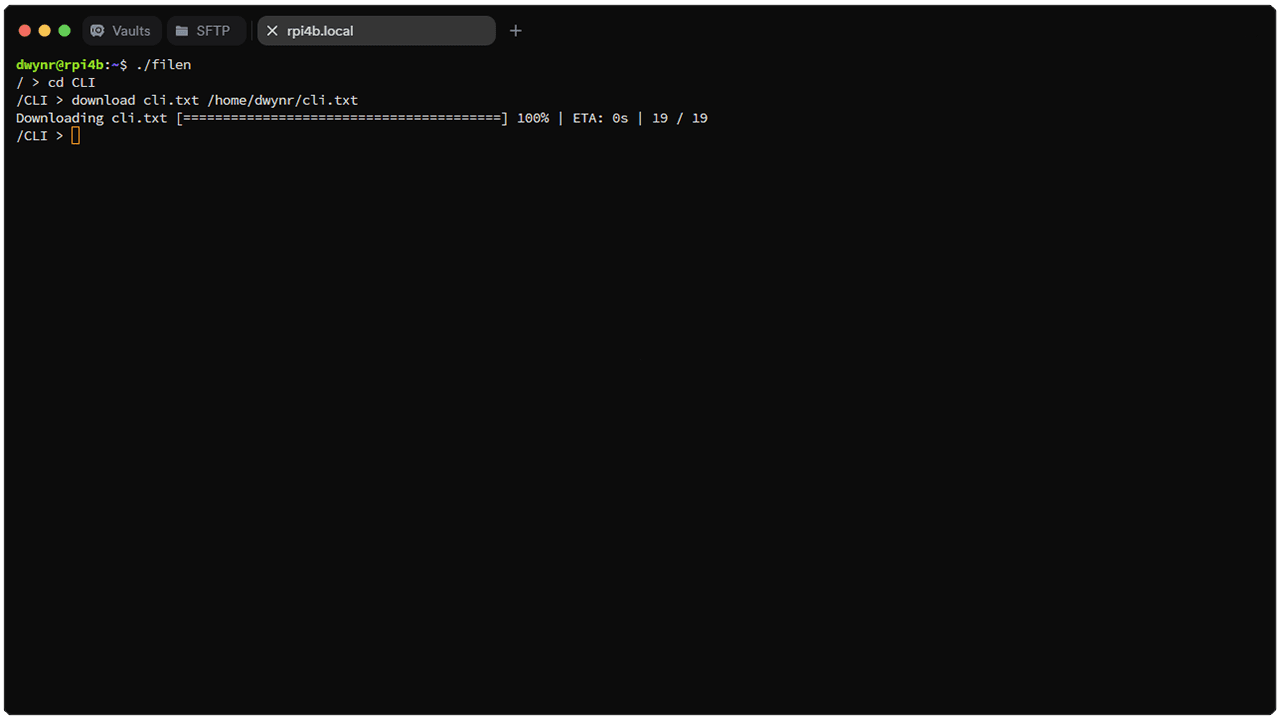 CLI – Filen – Next Generation End-To-End Encrypted Cloud Storage