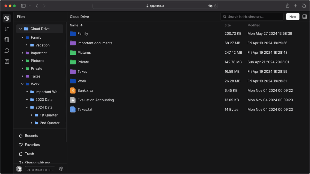 Desktop app – Filen – Next Generation End-To-End Encrypted Cloud Storage