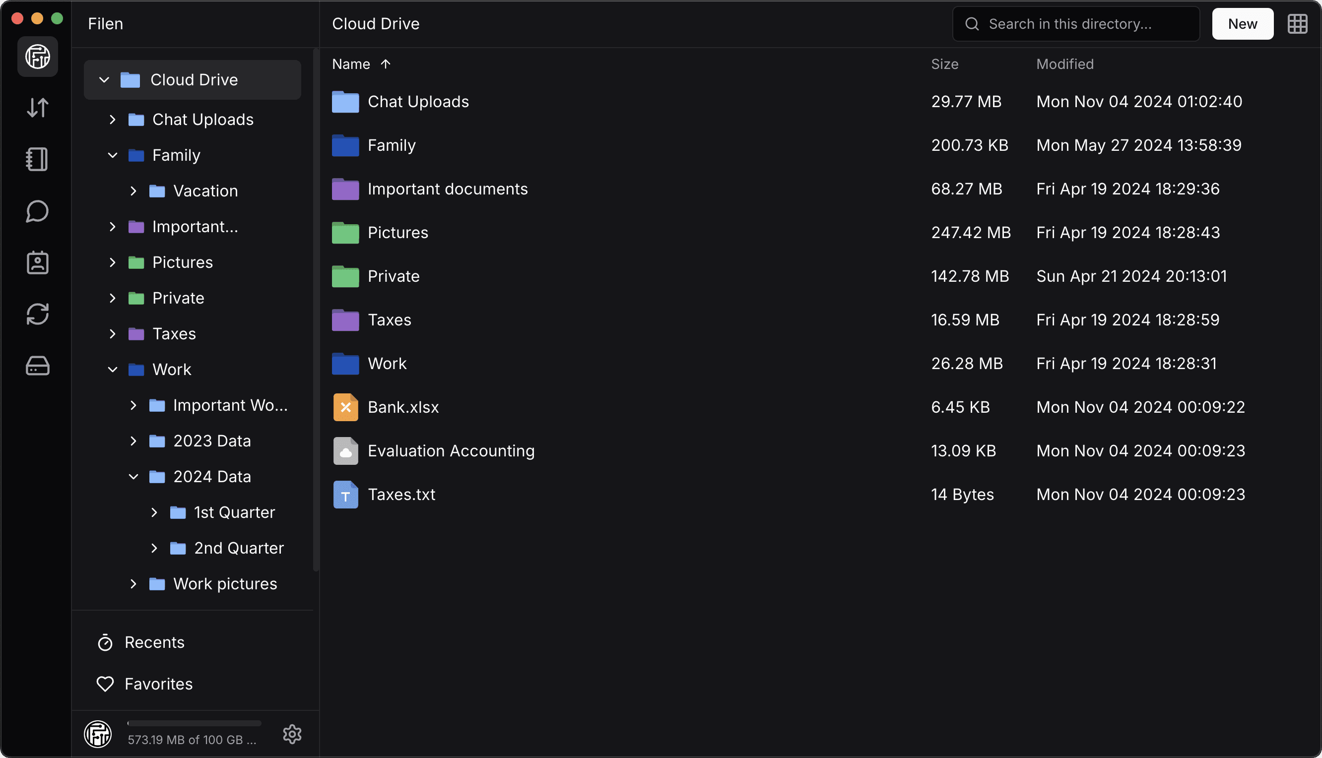 Desktop App Filen Next Generation End To End Encrypted Cloud Storage